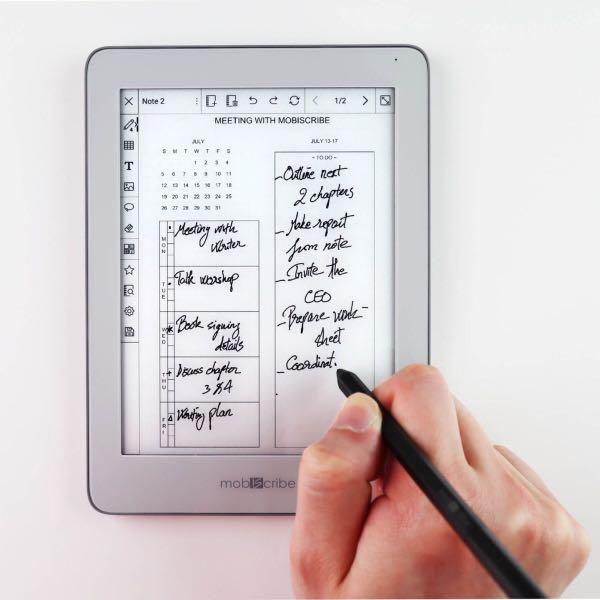 MobiScribe ORIGIN第二代 電子筆記及閱讀器, 手提電話, 電子書閱讀器 - Carousell