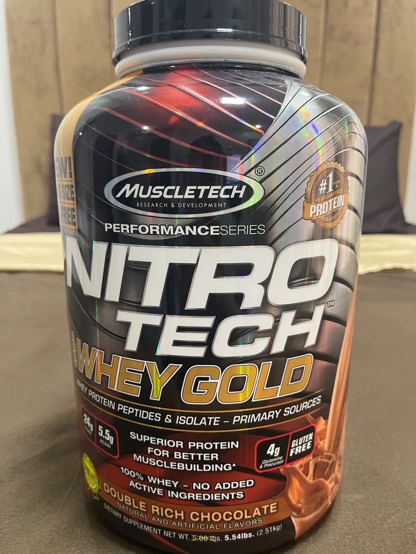 Muscletech Nitrotech 100% Whey Gold, Food & Drinks, Other Food & Drinks ...