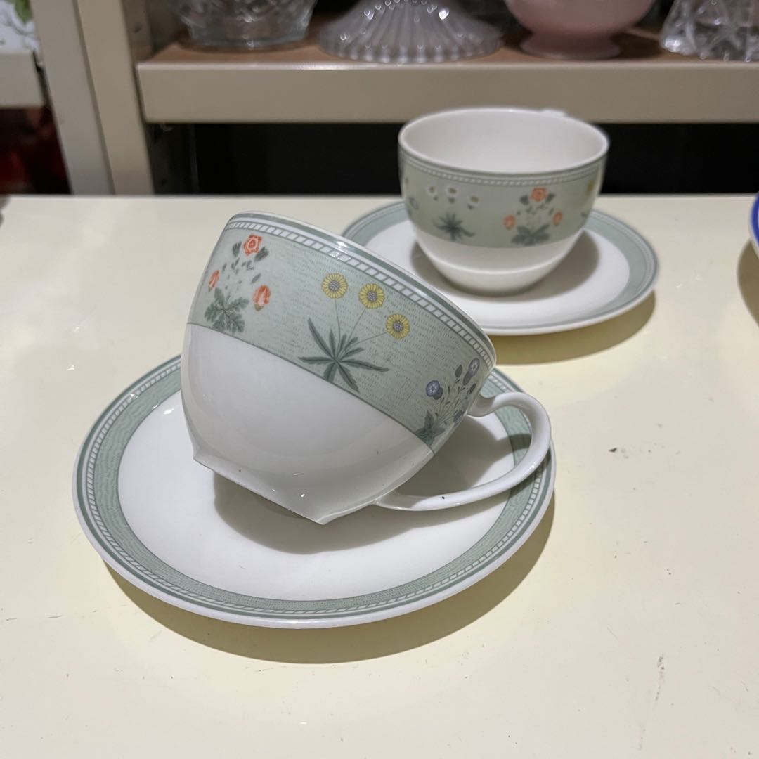 Nikko cup and saucer duo set, Furniture & Home Living, Kitchenware ...