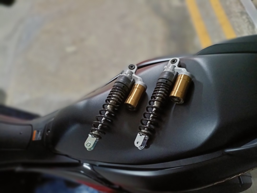 Nmax stock suspension, Motorcycles, Motorcycle Accessories on Carousell