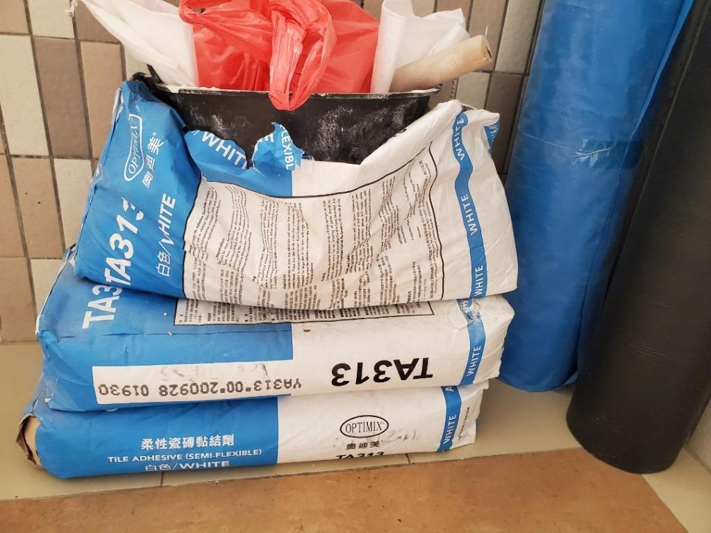 OPTIMIX TA313 Tile Adhesive - 60kg, 興趣及遊戲, 手作＆自家設計, 工藝用品及工具 on Carousell