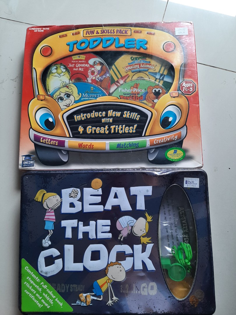 Paket beat the clock, Toys & Collectibles, Permainan Papan & Kartu di ...