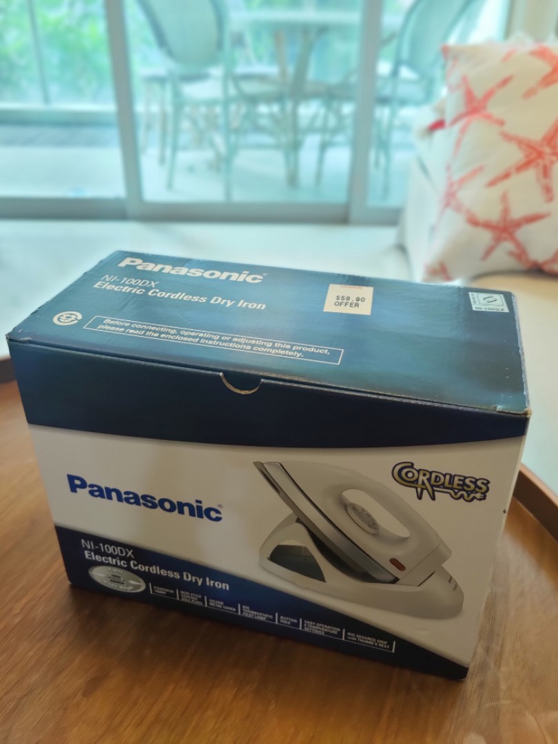Panasonic cordless iron, TV & Home Appliances, Irons & Steamers on ...