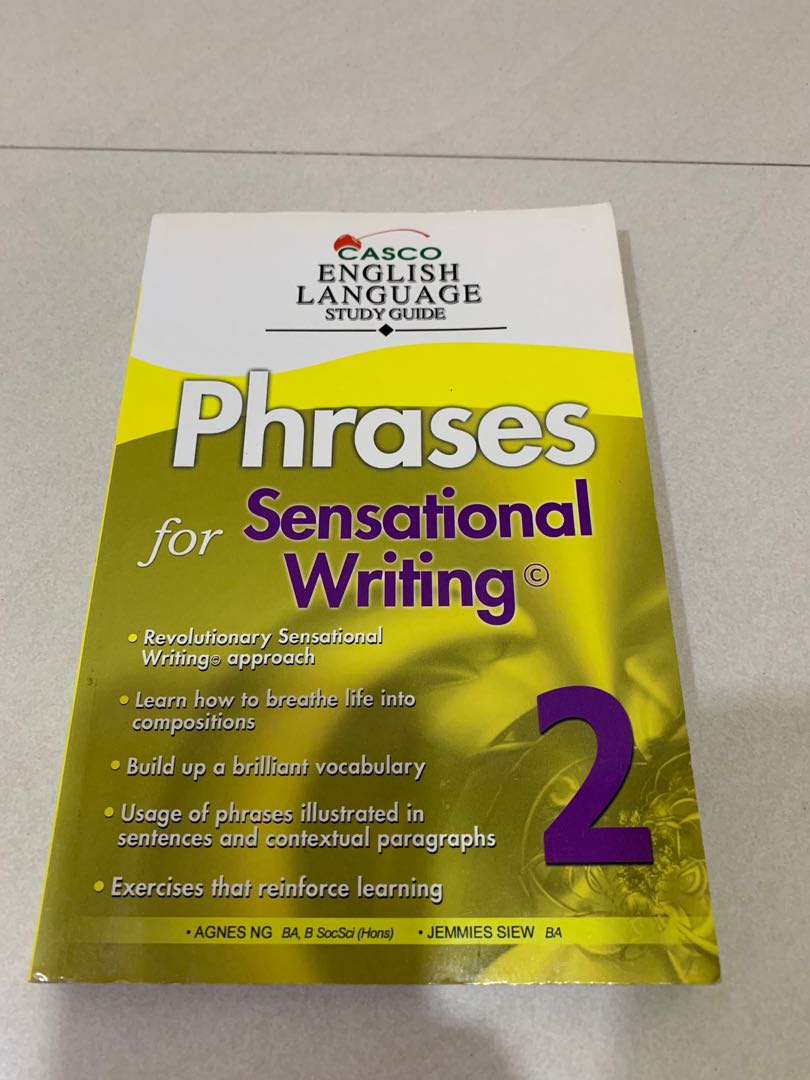Phrases for Sensational Writing - Primary 2, Hobbies & Toys, Books ...