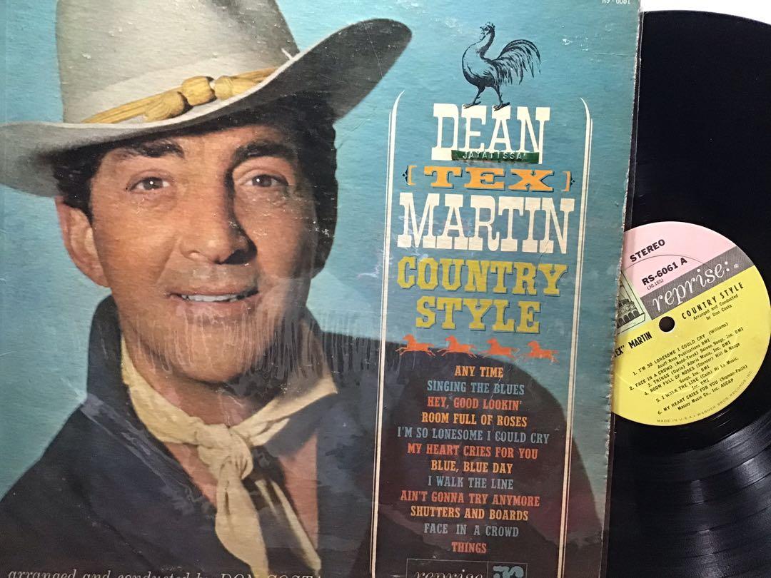 LP Dean Martin - Country Style OOP VINTAGE VINYL RECORD Anubis Piring ...