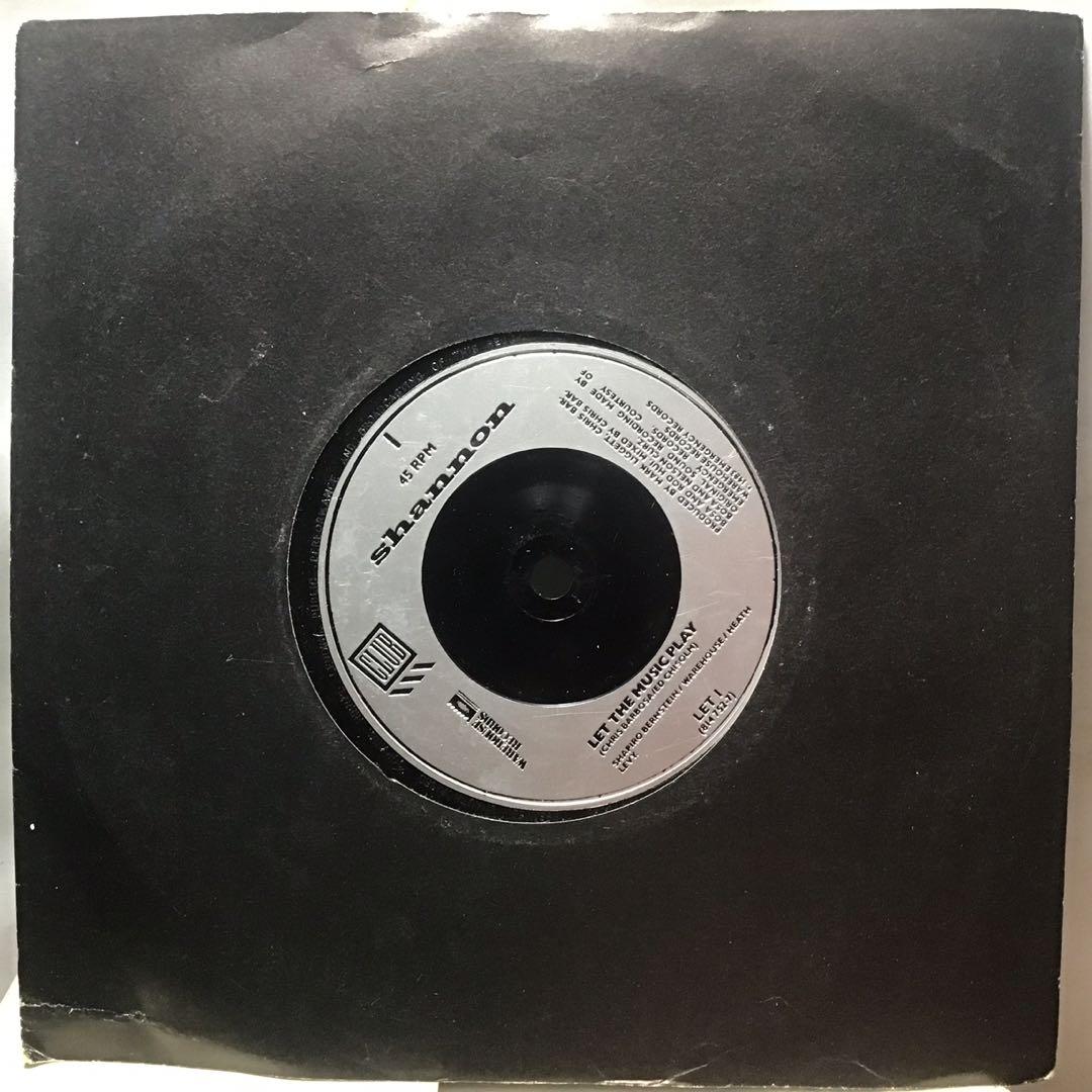 PIRING HITAM ANTIK Shannon - Let the Music Play OOP 7” INCH SINGLE ...
