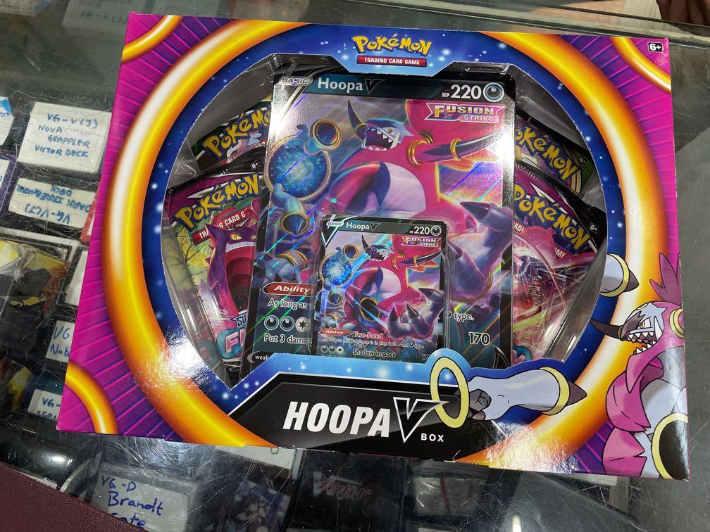 Pokémon TCG: Hoopa V Box, Hobbies & Toys, Toys & Games on Carousell