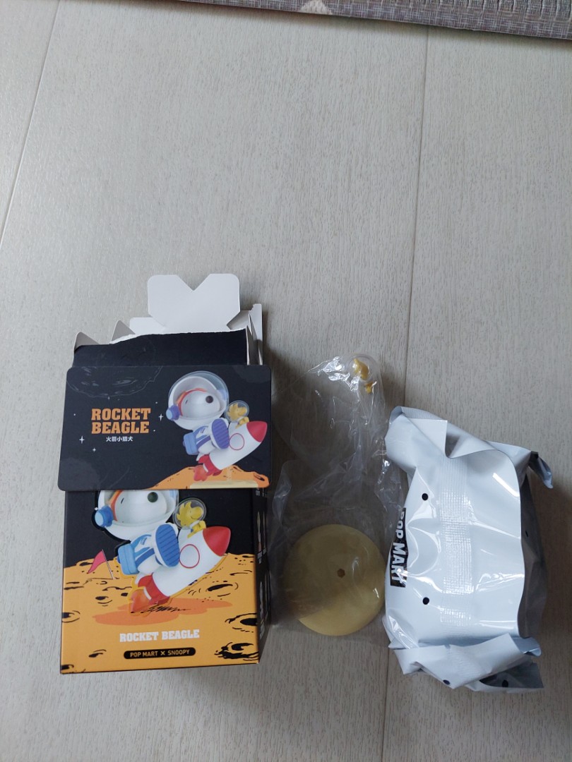 Popmart snoopy rocket beagle, Hobbies & Toys, Toys & Games on Carousell