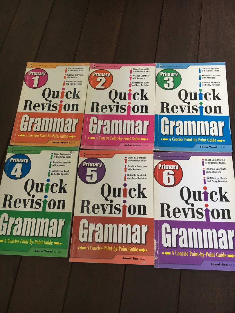 PSLE English grammar quick revision guide books, Hobbies & Toys, Books ...