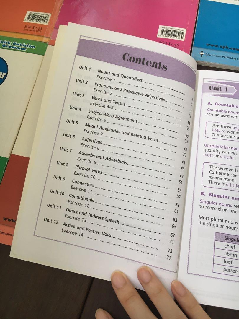 PSLE English grammar quick revision guide books, Hobbies & Toys, Books ...