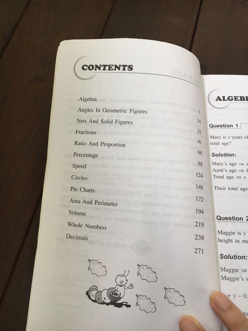 PSLE P6 maths mathematics problem sums assessment book, Hobbies & Toys ...
