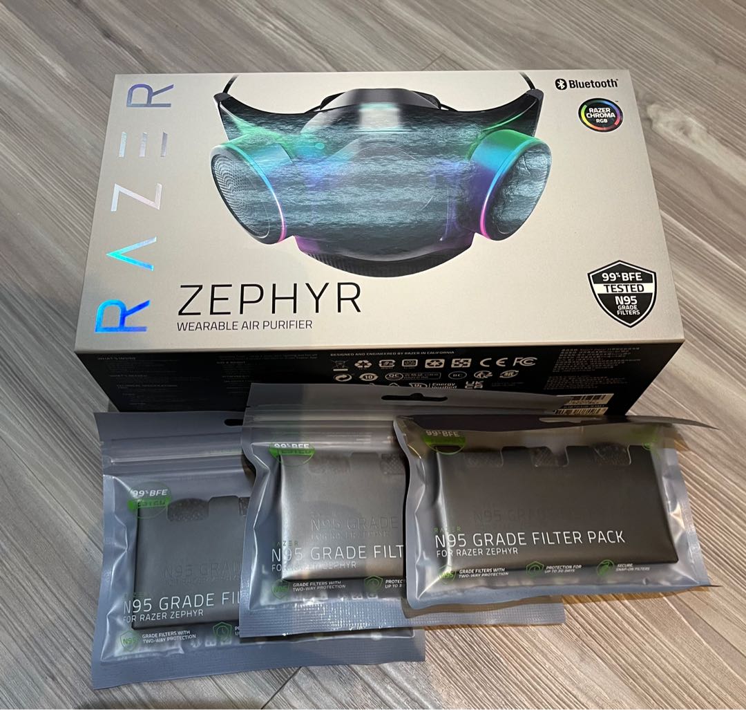 Razer Zephyr Starter Kit, Health & Nutrition, Face Masks & Face Shields ...