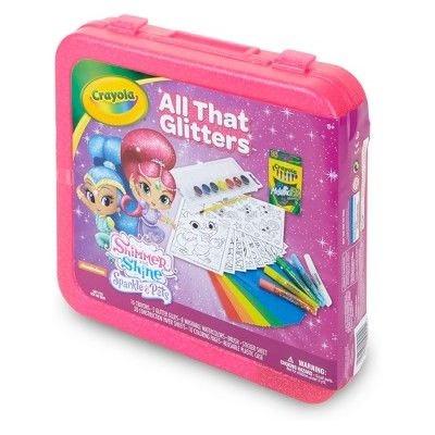 CRAYOLA All That Glitters Shimmer and Shine Art Case Coloring Set Arts ...