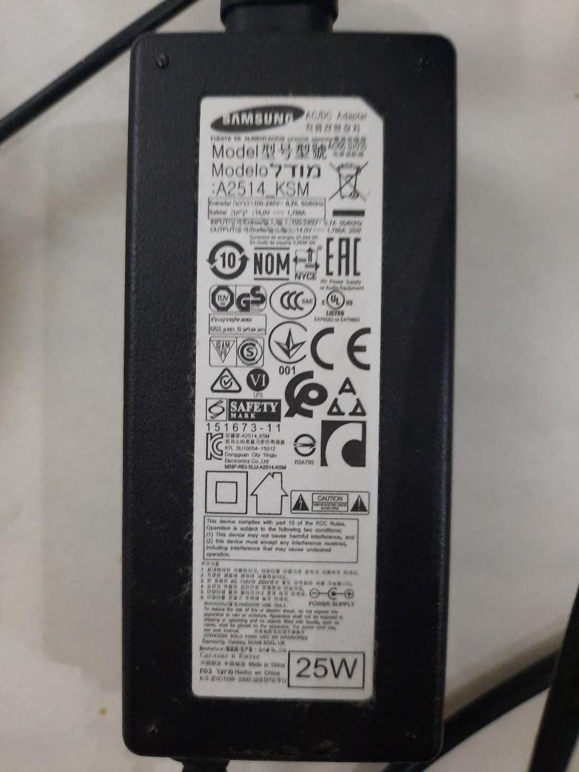 Samsung 25W LED Monitor Power Adaptor, TV & Home Appliances, TV ...
