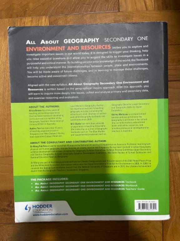 sec 1 geography textbook (hodder education), Hobbies & Toys, Books ...