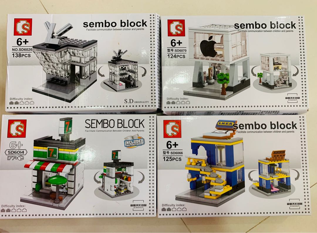 Sembo block shop kits (Same size as Lego), Hobbies & Toys, Toys & Games ...