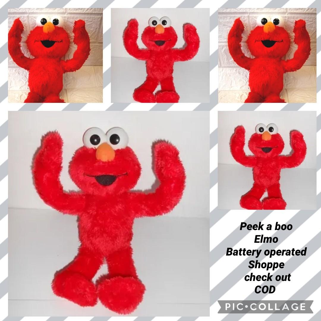 Sesame streets Elmo peek a boo battery operated, Babies & Kids, Infant ...