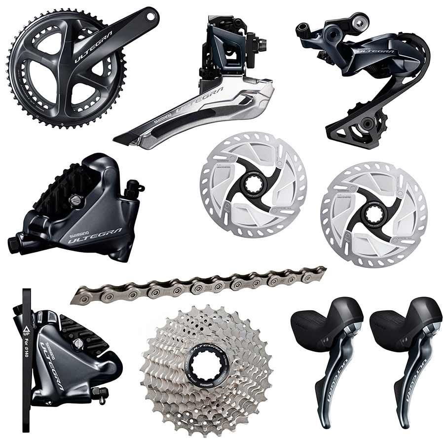 Shimano Ultegra R8020 Hydraulic Disc Brake Groupset, Sports Equipment, Bicycles & Parts, Parts ...