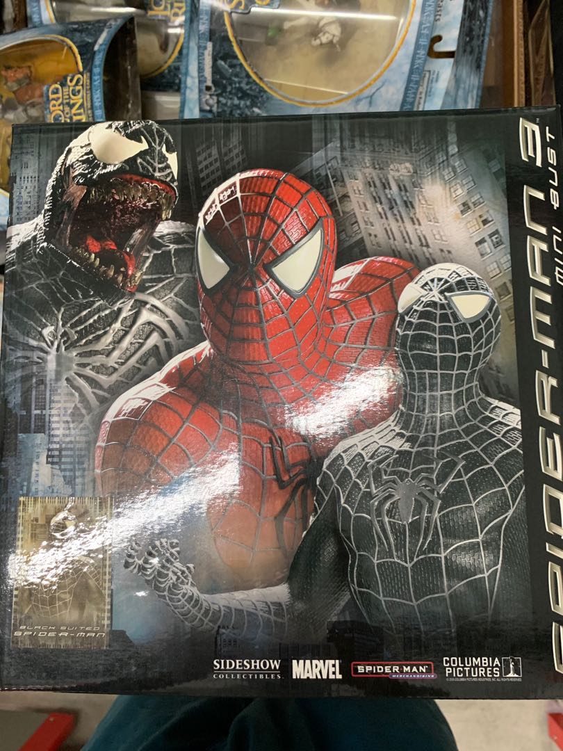 Sideshow Collectibles Spider-Man 3 Black Suited Spider-Man Mini Bust ...