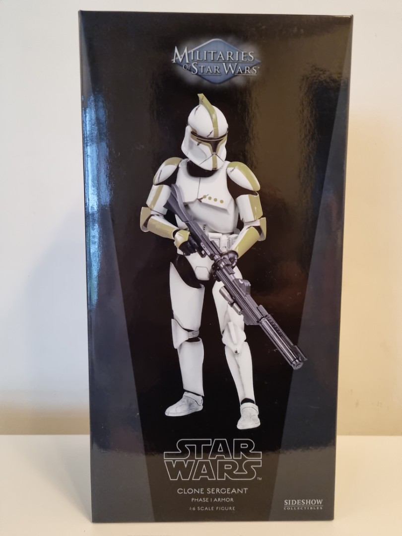 Sideshow hot toys 1/6 star wars clone trooper sergeant, Hobbies & Toys ...
