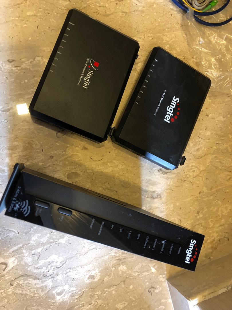 Singtel Modem/Router & Cables, Computers & Tech, Parts & Accessories ...