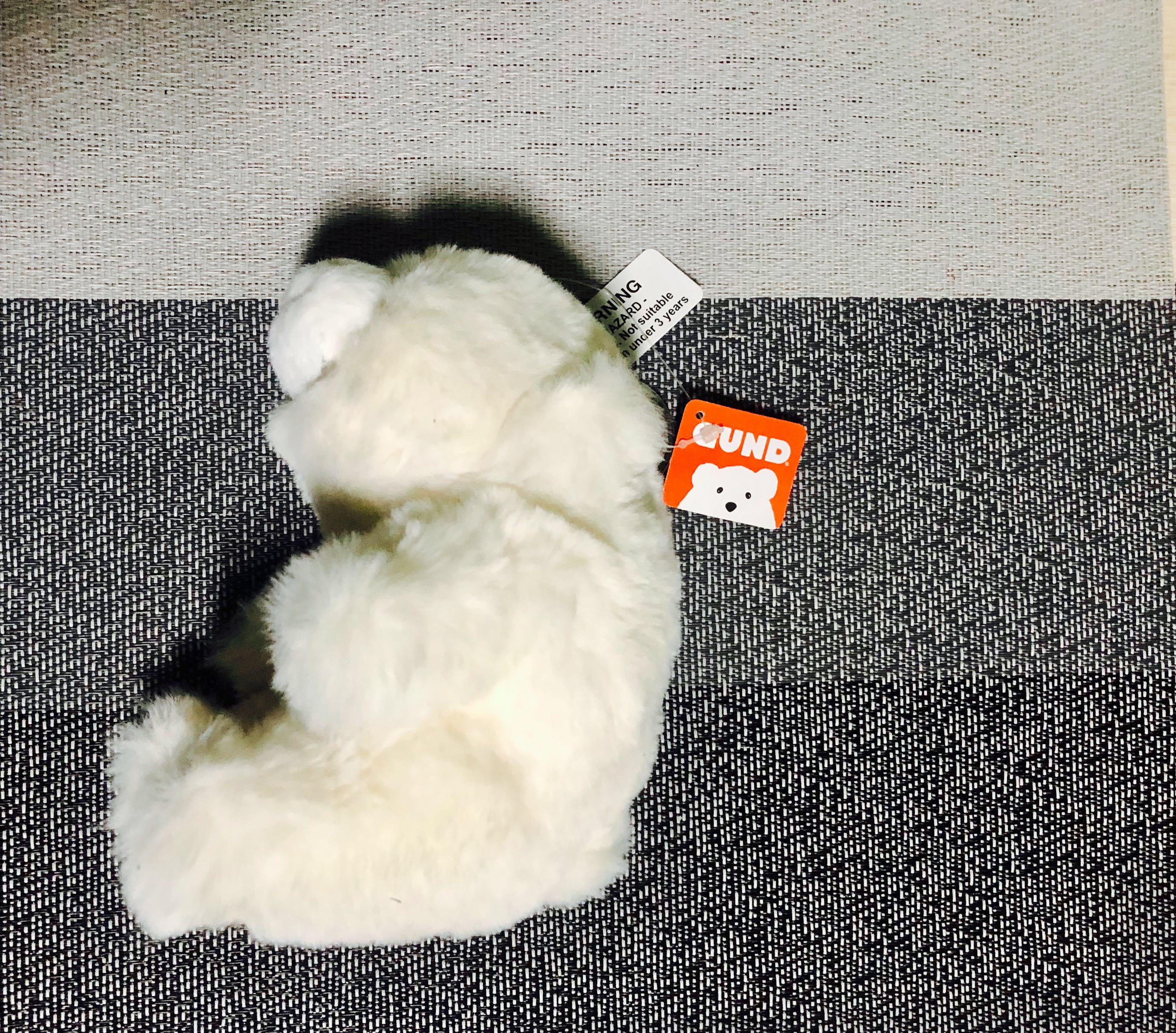 Snuffles Gund White Bear Soft toy Keychain, Hobbies & Toys, Toys ...