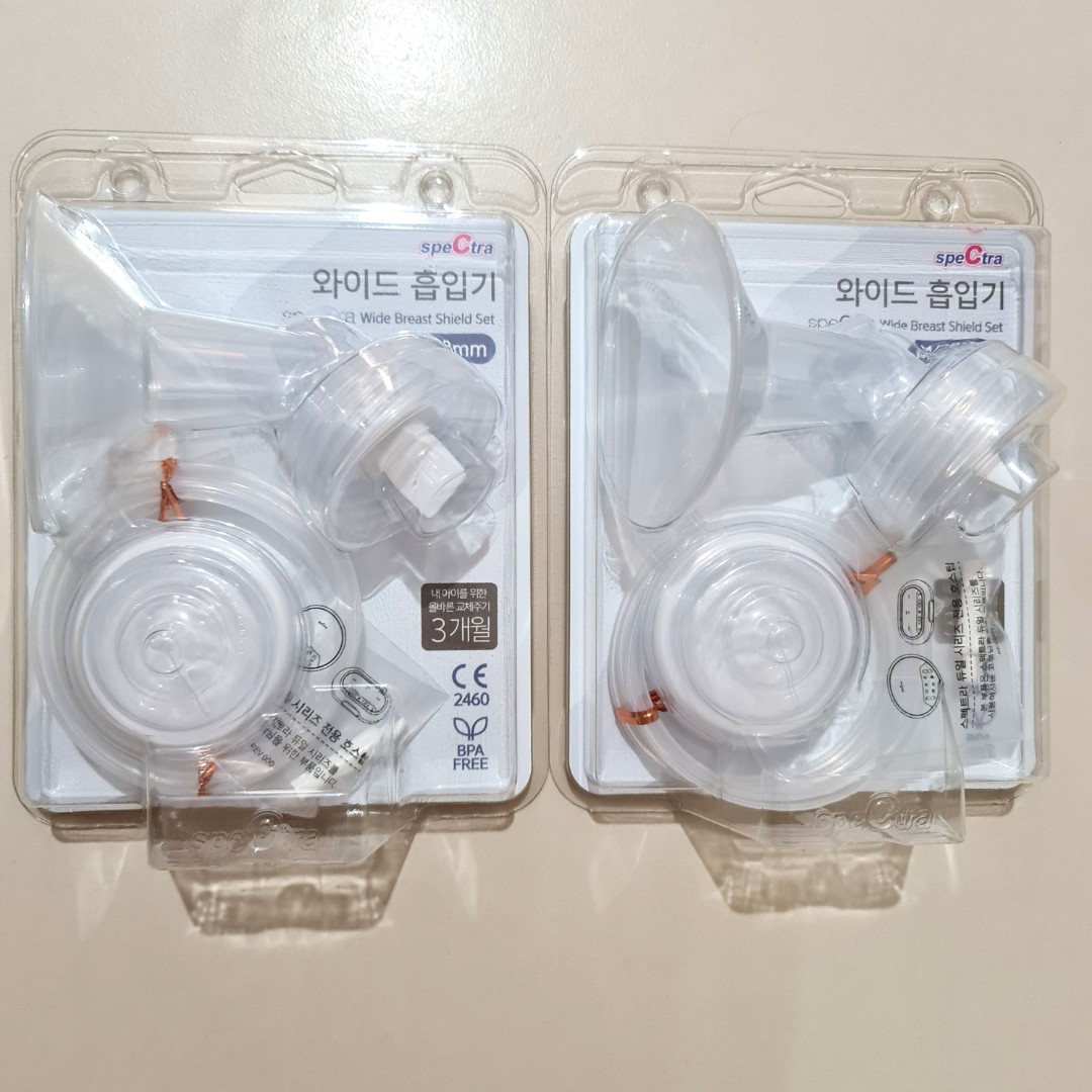 Spectra Flange Wide Breast Shield Flange Set 28mm, Babies & Kids ...