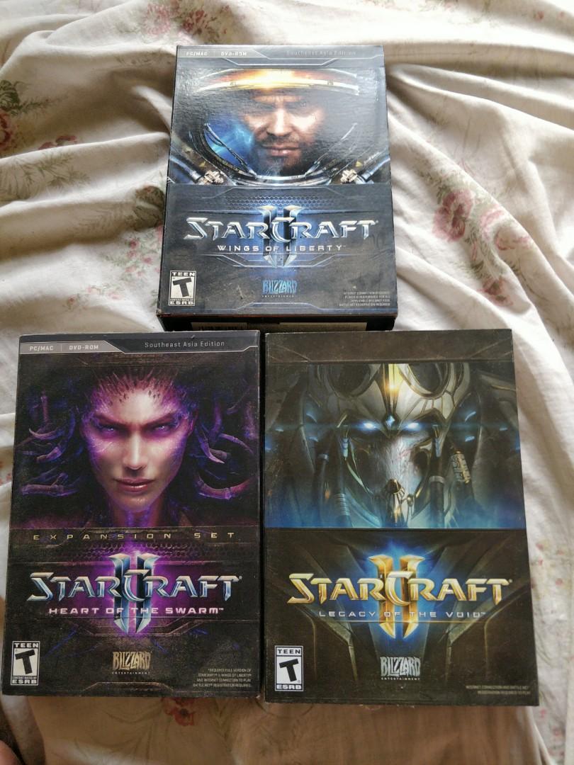 Starcraft 2 physical game original PC installer, Video Gaming, Video ...
