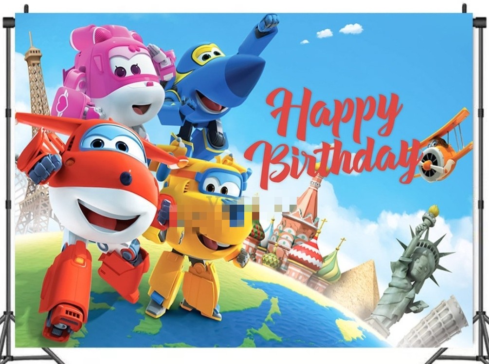[Ready Stock]Super Wings (Jet ,Paul ,Sky, Donnie...)超级飞侠 Happy Birthday ...