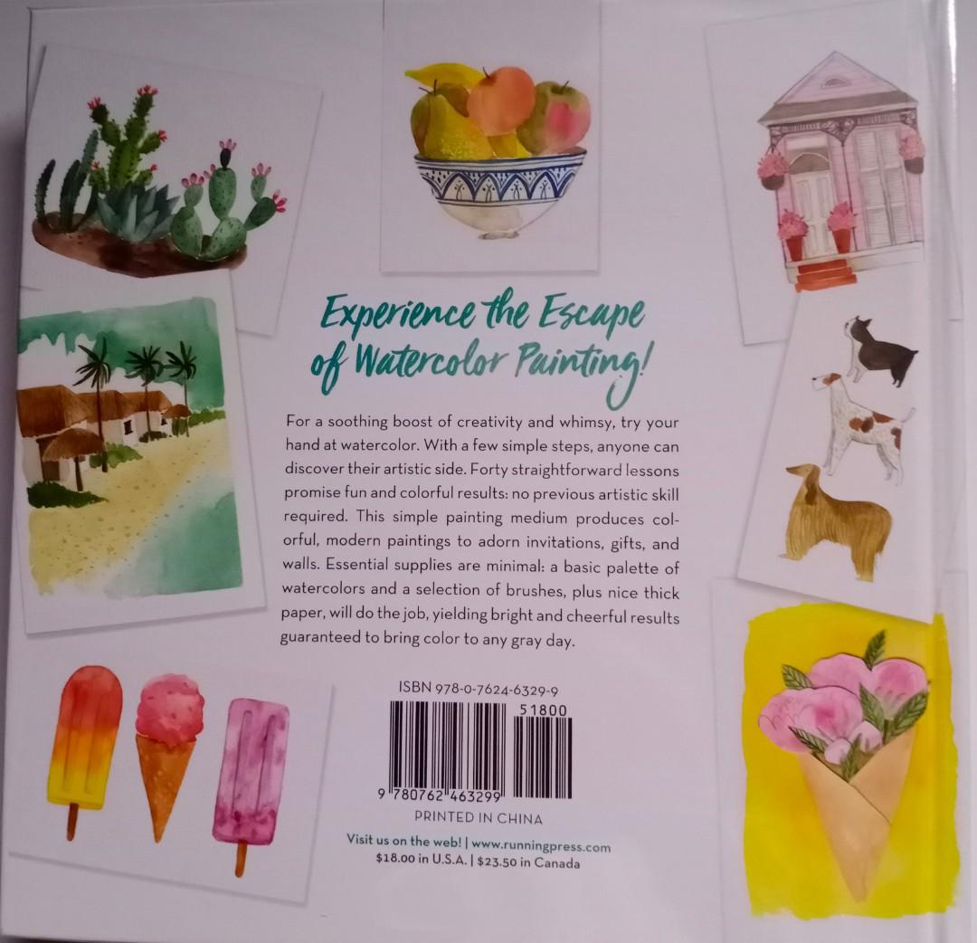 The Joy of Watercolor by Emma Block, Hobbies & Toys, Stationery & Craft ...