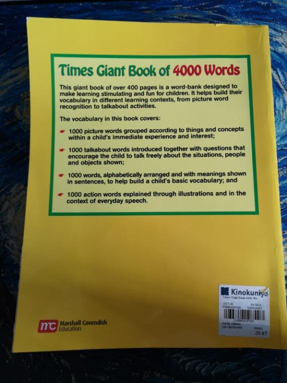 Times Giant book of 4000 words, Hobbies & Toys, Books & Magazines ...