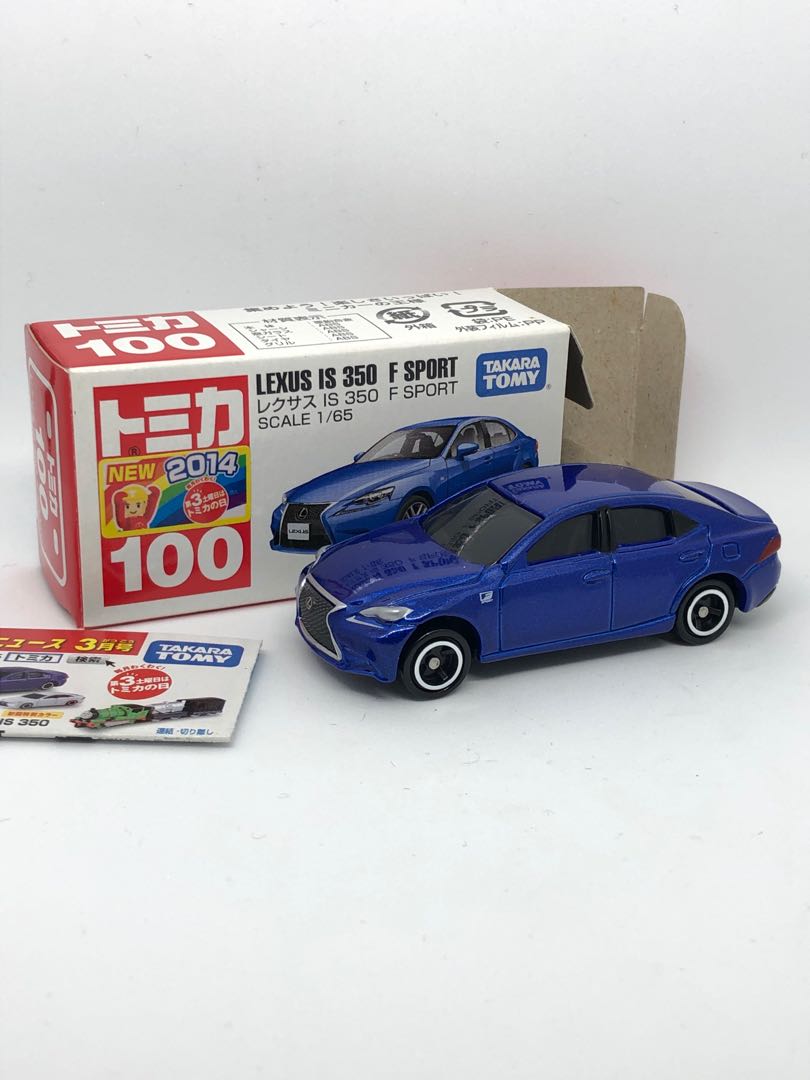 Tomy Tomica No.100 Lexus IS 350 F Sport, 興趣及遊戲, 玩具 & 遊戲類 - Carousell