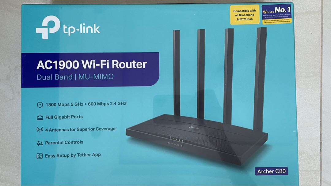 TP Link AC1900 Wi-Fi Router (brand new), Computers & Tech, Parts ...