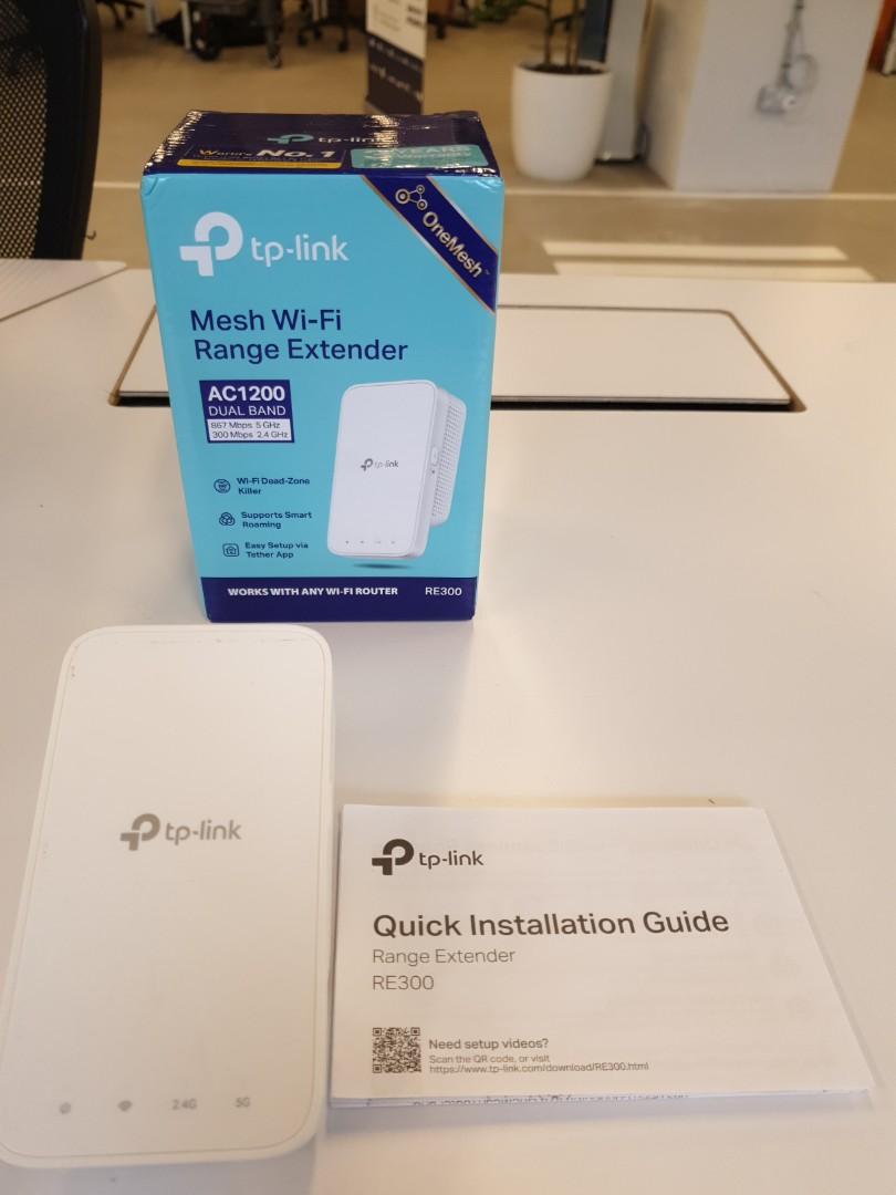 Tp Link Ac1200 Mesh Wifi Range Extender Re300 Computers And Tech Parts