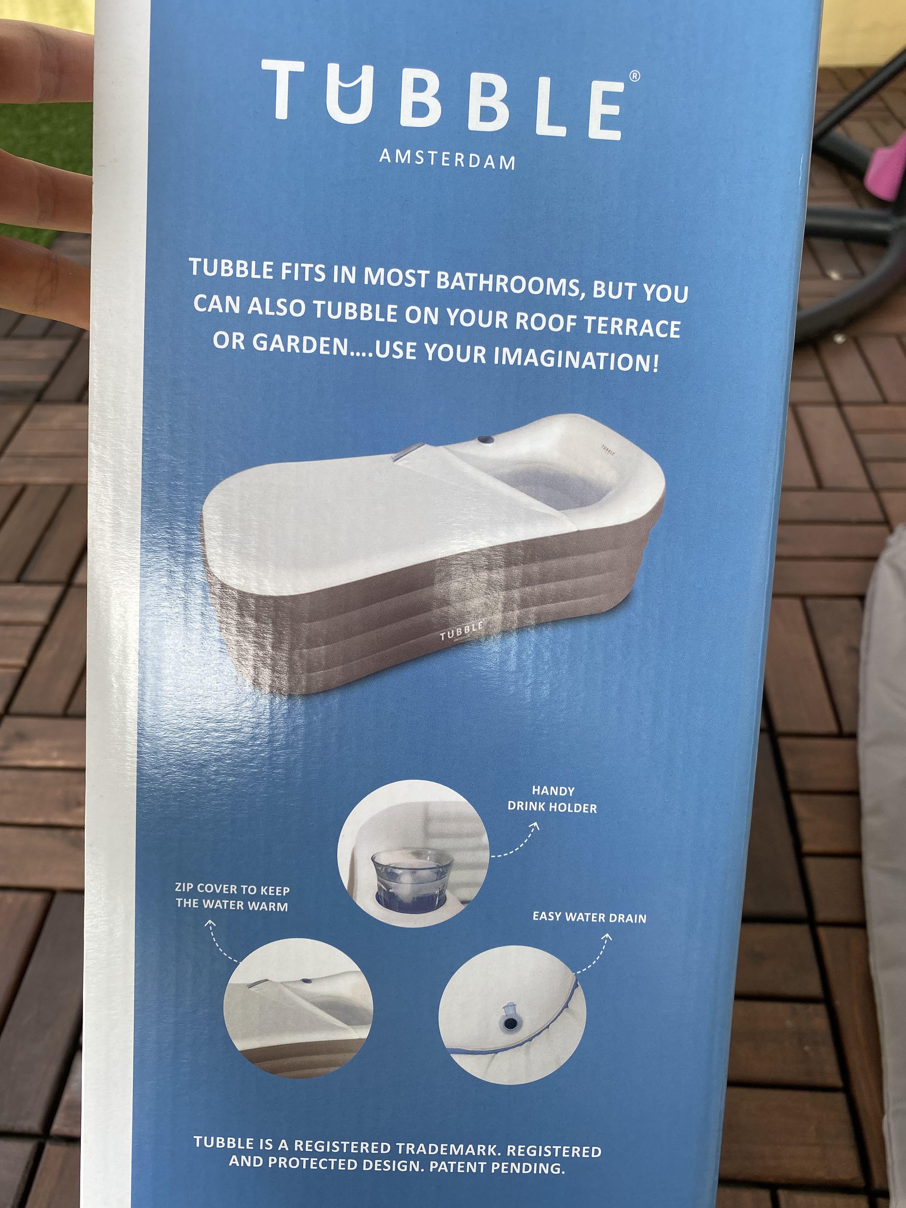 Tubble inflatable bath tub, Furniture & Home Living, Home Decor, Other ...