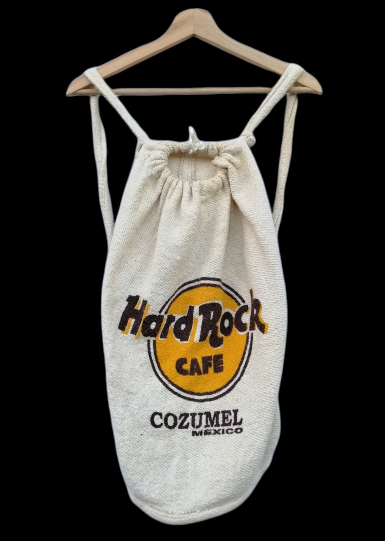 Vintage Hard Rock CAFE MEXICO Burlap Bag, Luxury, Bags & Wallets on ...