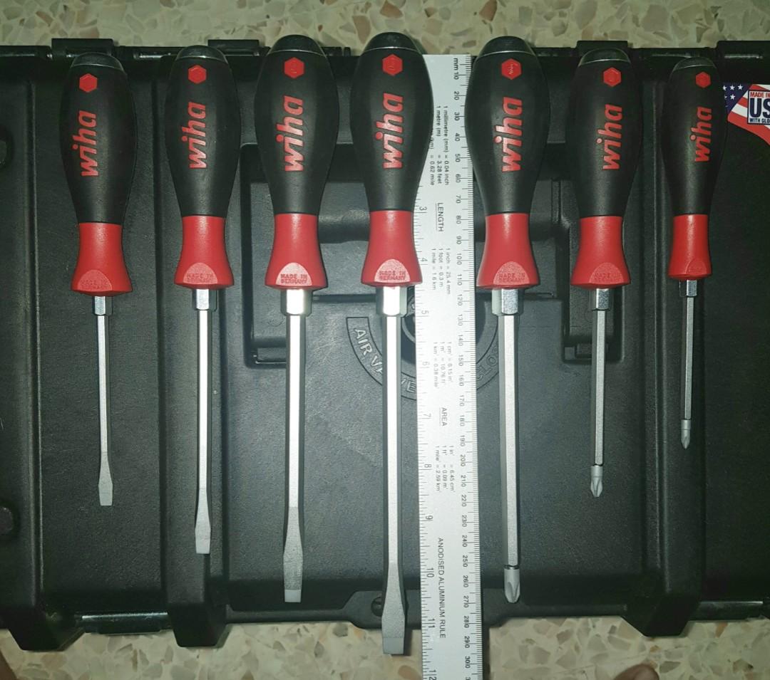 Wiha heavy duty screwdriver set, Furniture & Home Living, Home ...