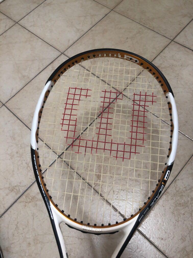 Wilson Tennis Racket Ncode Blade 26, Sports Equipment, Sports & Games ...