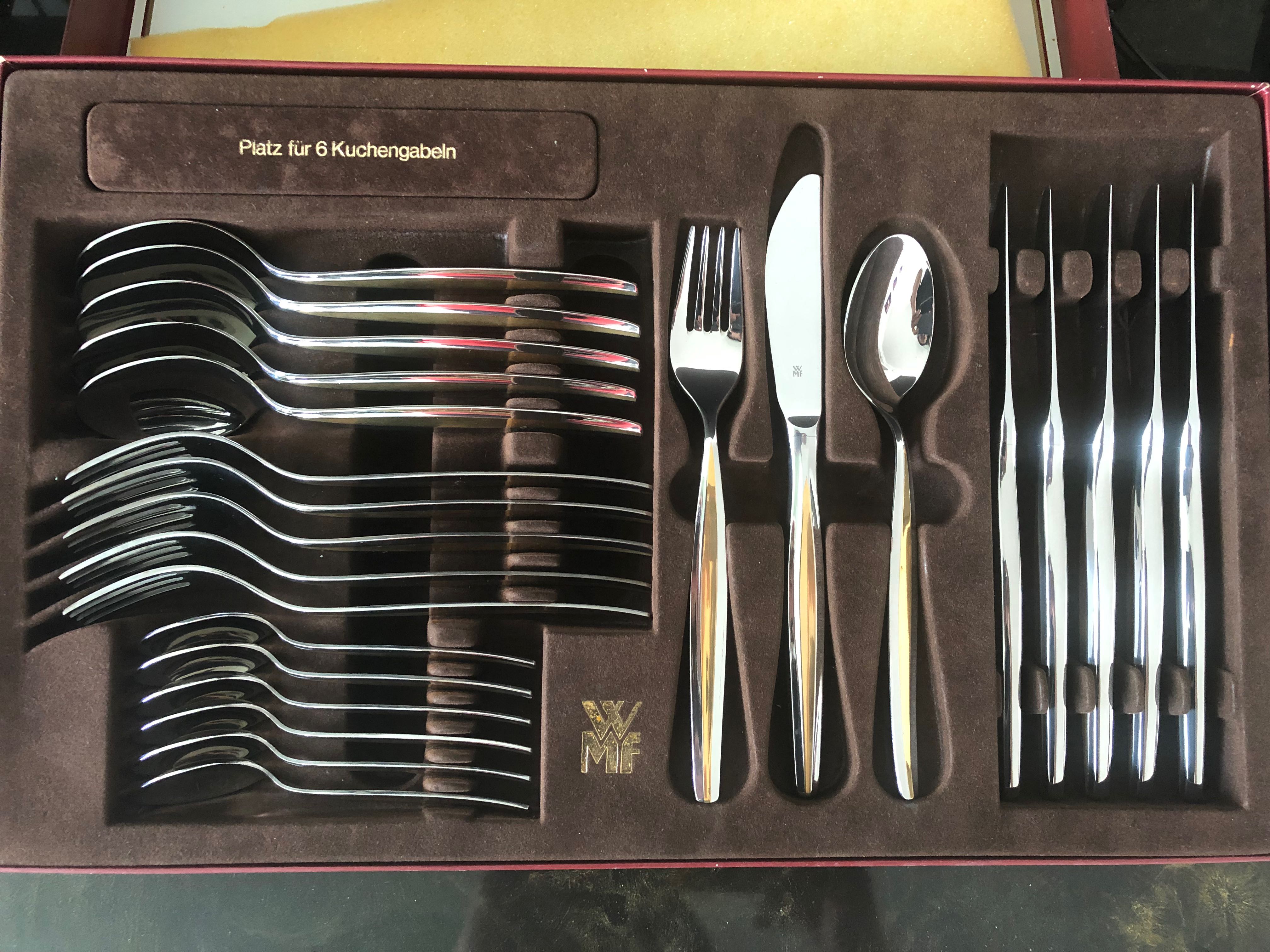 WMF Cromargan 24 stainless steel cutlery set, Furniture & Home Living ...