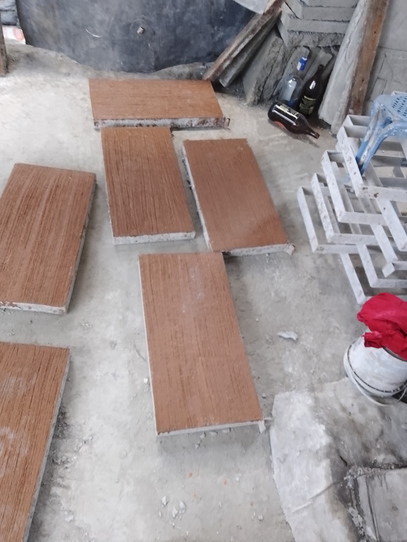 Wooden style Stepping stones 12x24 inches, Furniture & Home Living ...