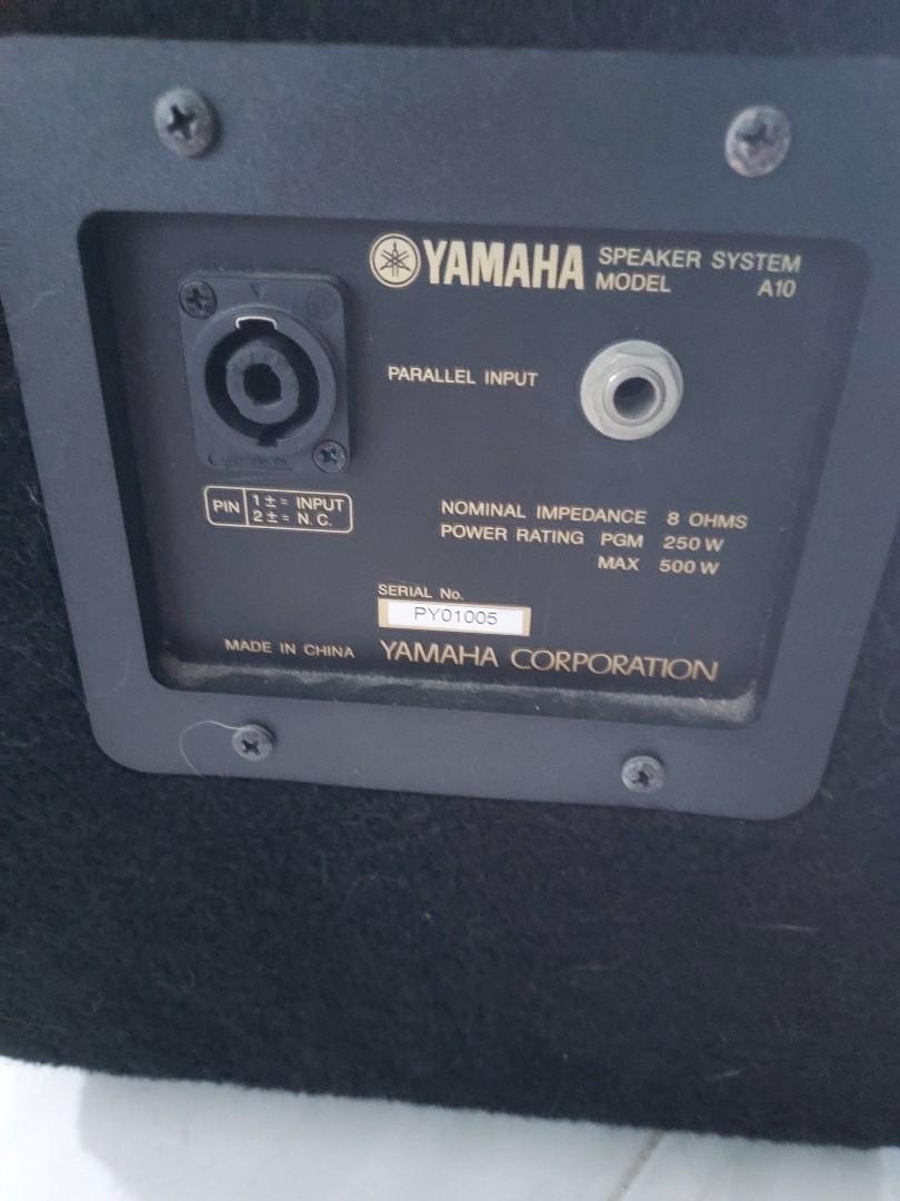 Yamaha A10 speakers (pair), Audio, Soundbars, Speakers & Amplifiers on ...