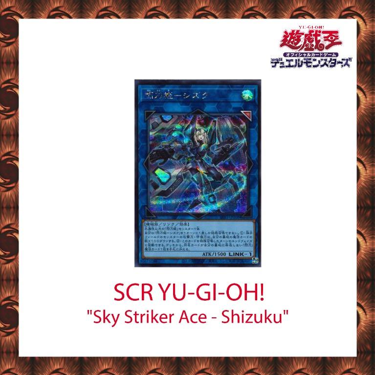 Yugioh Sky Striker Ace - Shizuku SCR SSB1-JP008, Hobbies & Toys, Toys & Games on Carousell