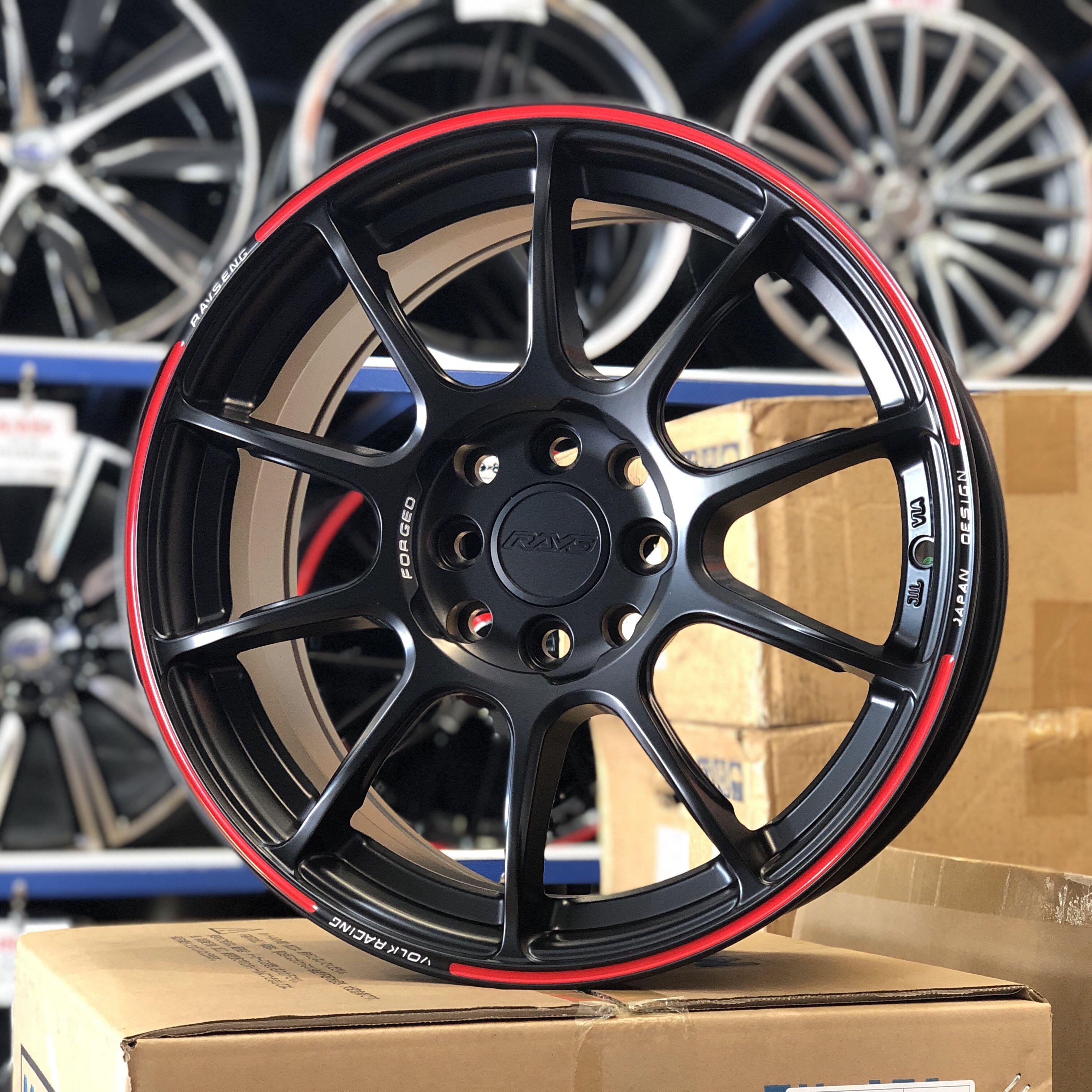 16”Rays Ze40 Design Rim 4x100 4 x114.3, Car Accessories, Tyres & Rims ...