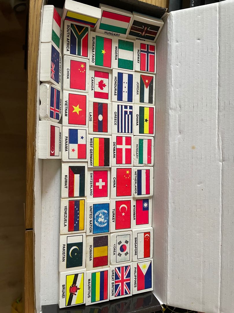 Flag erasers!!, Hobbies & Toys, Stationery & Craft, Stationery & School ...