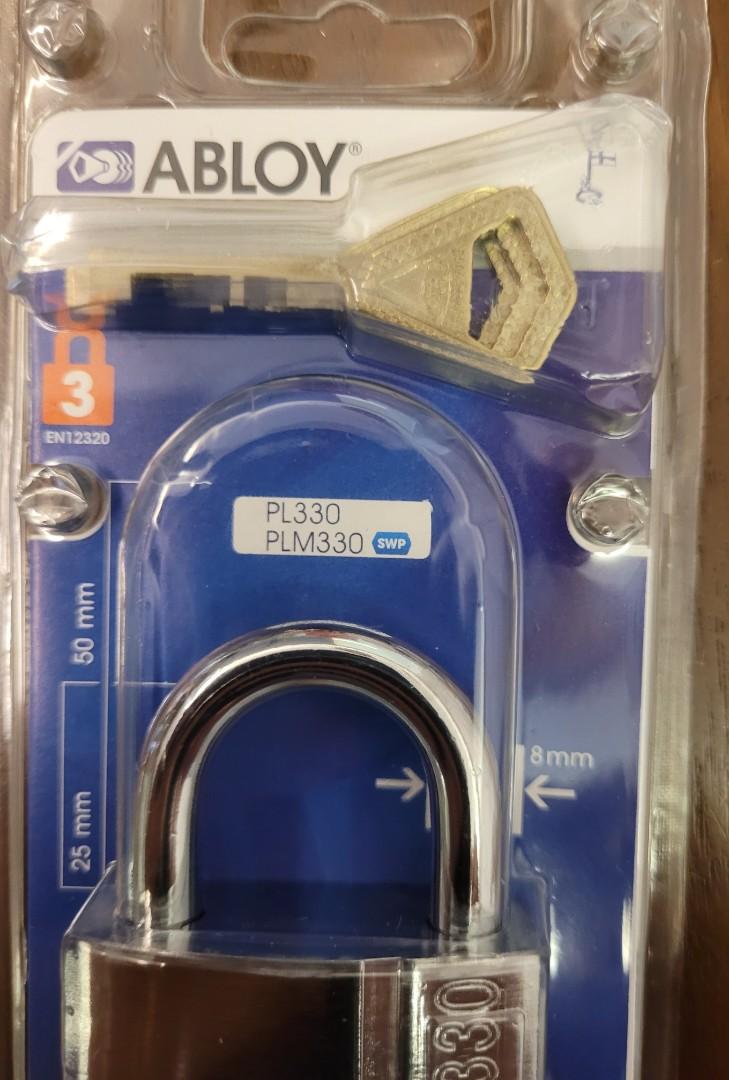 ABLOY Securty Lock PL330 Class 3, Furniture & Home Living, Security & Locks, Locks, Doors ...