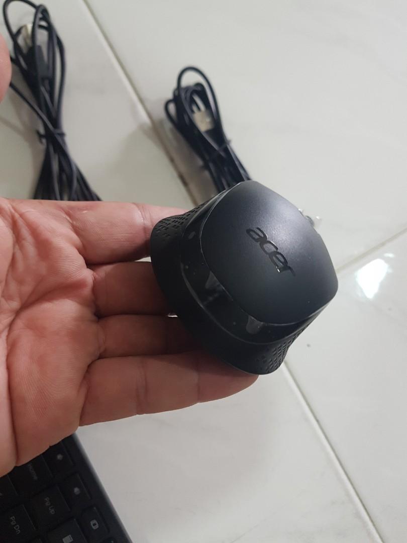 Acer USB Wired Keyboard & Mouse Model Kbcr21 DKUSB1P0HP Dc11211021 for PC, Computers & Tech ...