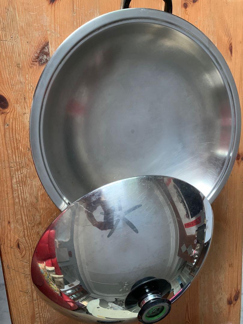 AMC Stainless Steel WOK, Furniture & Home Living, Kitchenware ...