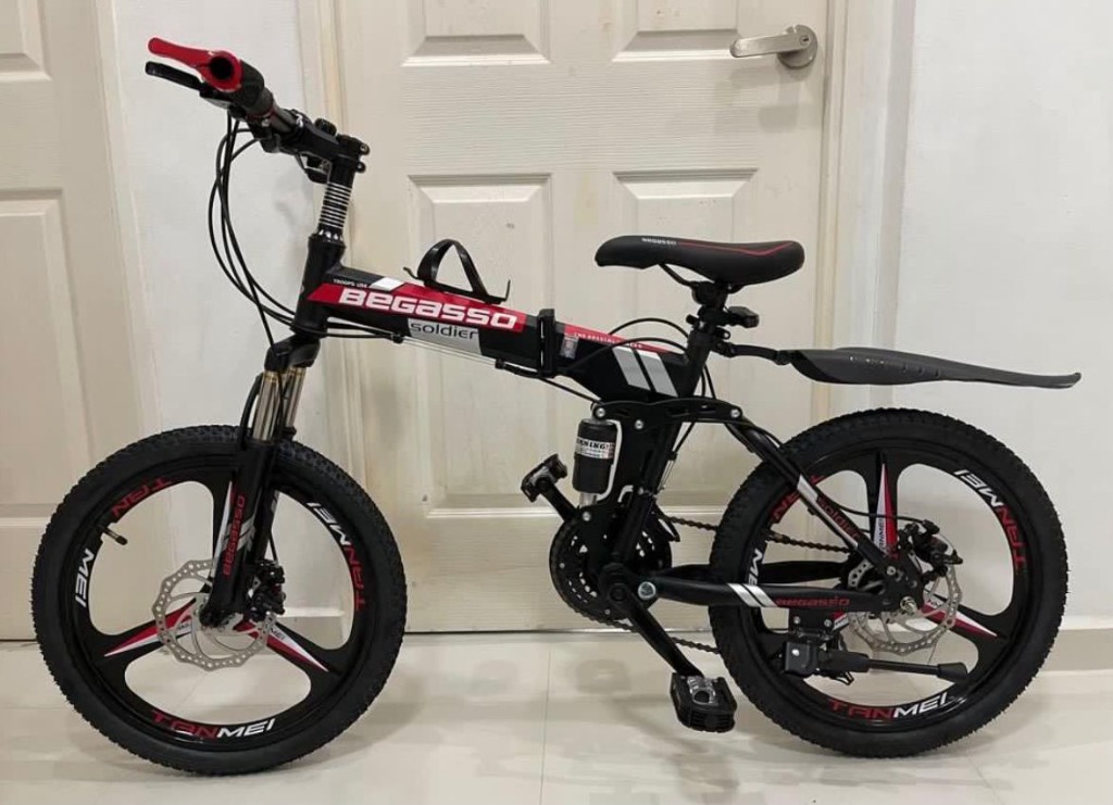 Begasso Foldable Mountain Bike 24inch Wheels, Sports Equipment ...
