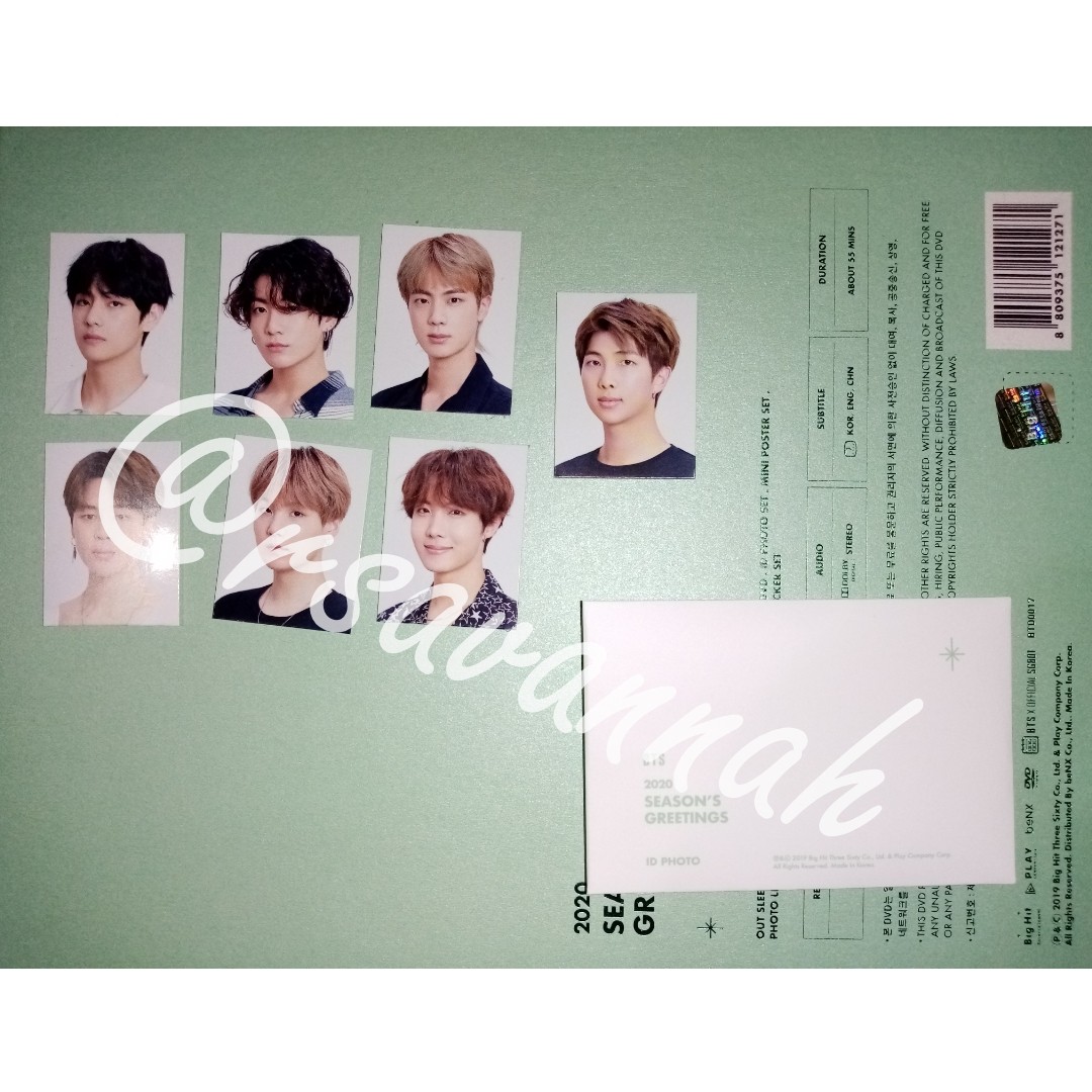 BTS ID PHOTO SET on Carousell