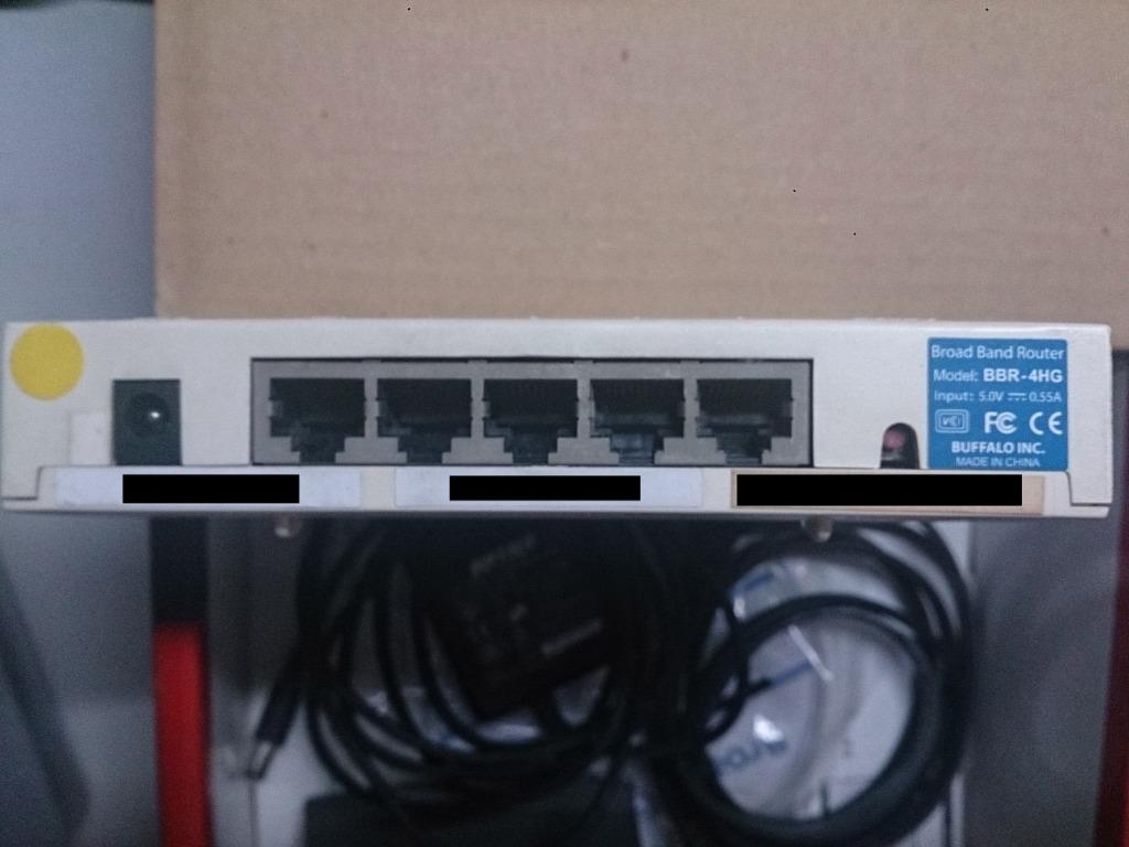 Buffalo BBR-4HG Mbps 有線 舊式 路由器 ROUTER 冇WIFI 只限大角咀交收, 電腦＆科技, 電腦周邊及配件 ...